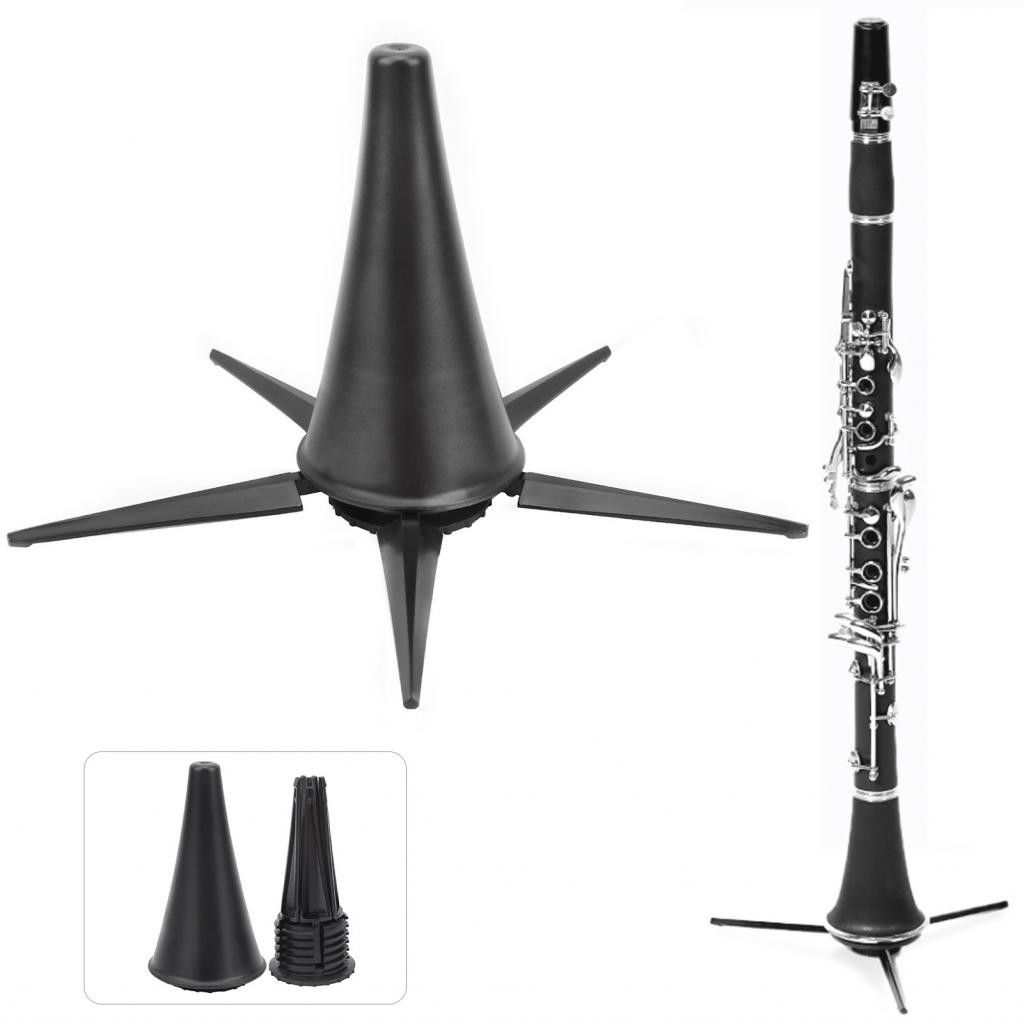 Foldable Clarinet Stand Portable Clarionet Floor Holder 5?Legs Flute ...