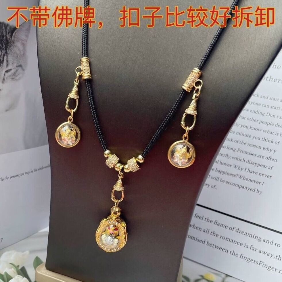 F Factory Price Thangka Amulet Chain Pendant Rope Adjustable Pumping ...