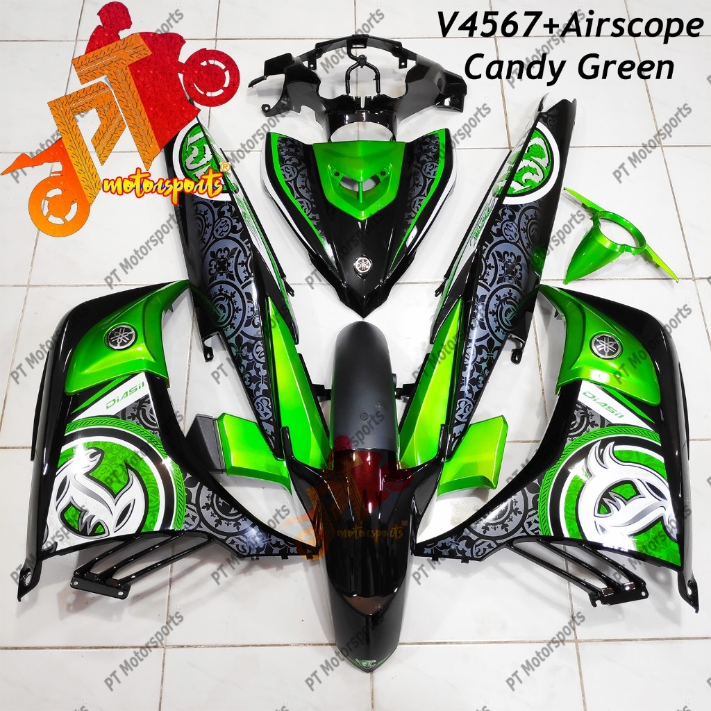 Ready Stock LC135 LC 135 V1 V2 V3 V4 V5 V6 V7 Cover set Body Set Batik ...