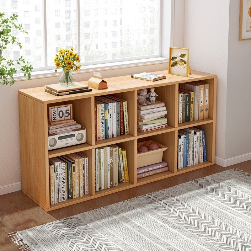 Rak buku rumah sederhana rak simpanan lantai kabinet petak ruang tamu ...