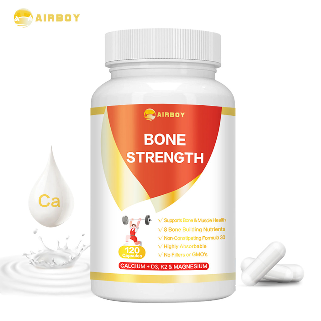 Comprehensive bone-building calcium supplement. Contains calcium ...