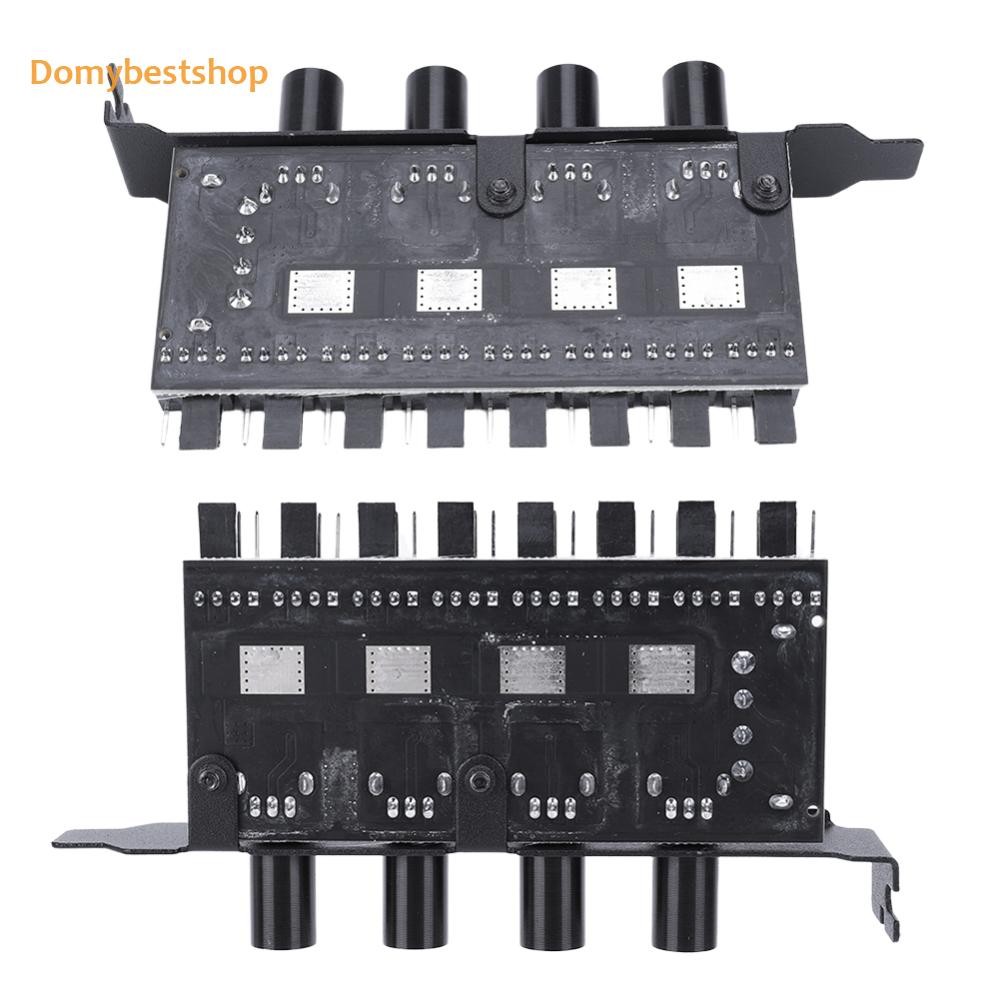 CPU Cooling Fan HUB SATA/4 Pin Adapter 8 Channel PWM Cooler Fan HUB 4 ...
