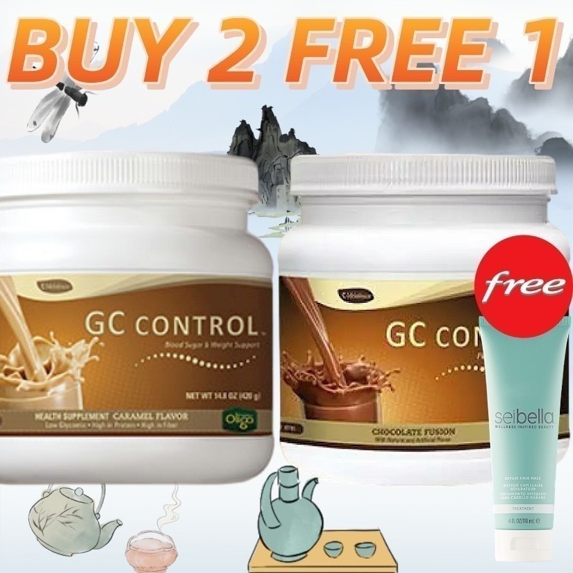 BUY 2 FREE 1 Gift(Hair Mask)-GC Control Shake-Blood sugar control ...