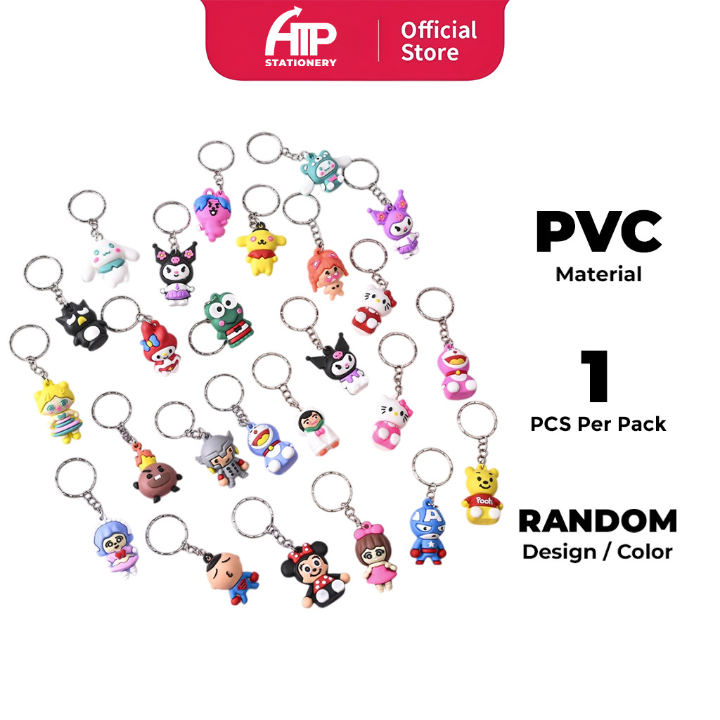 Mini 3D Cartoon Keychain Children Adult Cute Bag Keychains Key Ring ...