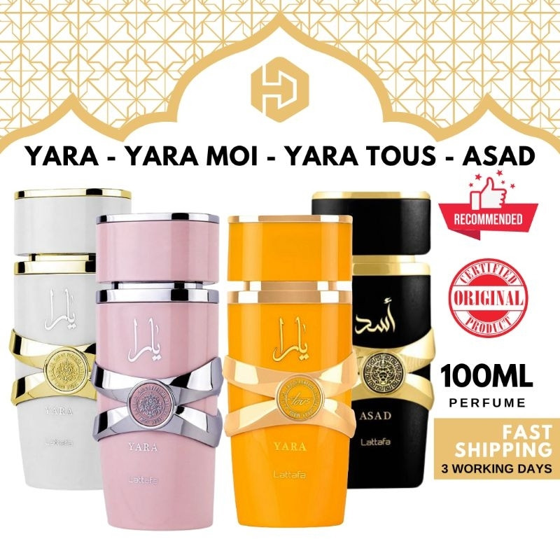 【Malay shipment】Yara / Yara Moi / Yara Tous / Asad 100ML LATTAFA ...