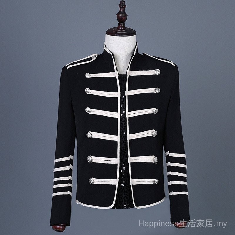 24 Hours Delivery Men Men Suit Jacket Singer Stage Performance Costume ...