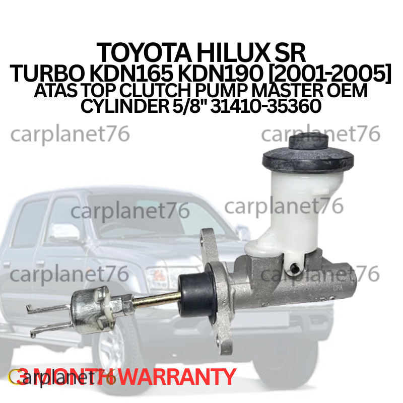 TOYOTA HILUX SR TURBO KDN165 KDN190 2001-2005 ATAS TOP CLUTCH PUMP ...