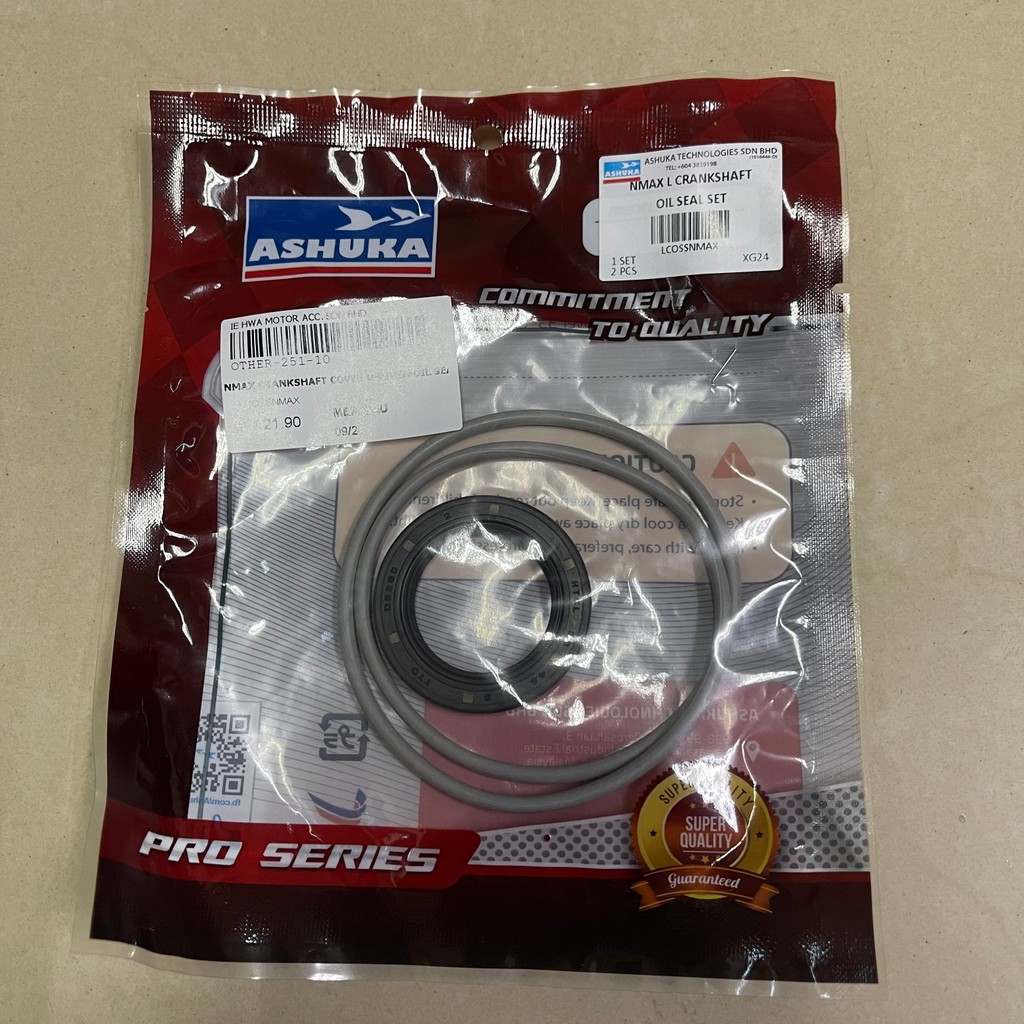 YAMAHA NMAX 150 NMAX150 NMAX-150 NMAX CRANKSHAFT OIL SEAL SET ASHUKA ...