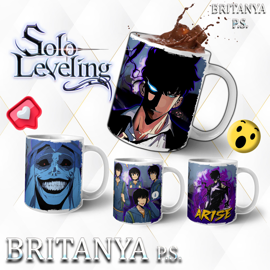SOLO LEVELING JIN-WOO CHARACTER MUG DESIGN | Shopee Malaysia