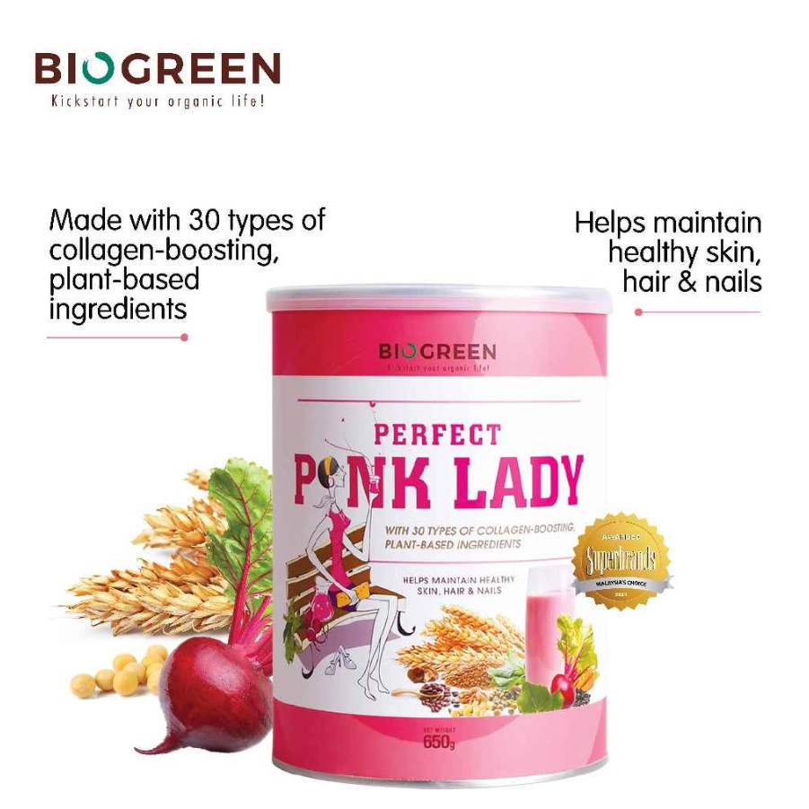 Biogreen Perfect Pink Lady Collagen Powder (500g) | Shopee Malaysia