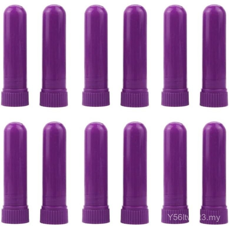 50 Pack Essential Oil Blank Nasal Inhaler Tubes Refillable Nasal ...