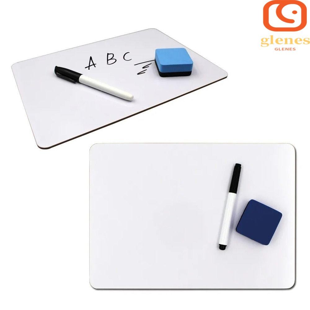 GLENES Double-Sided Mini Whiteboard, Children Drawing Toy Mini ...