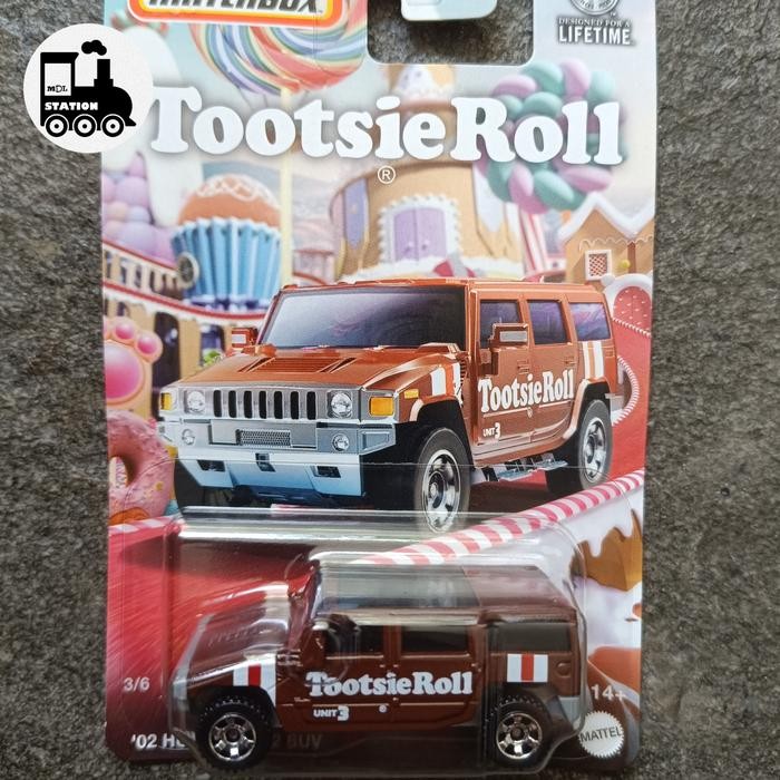 XMCH Matchbox Candy Series - 02 HUMMER H2 SUV (Tootsie Roll) | Shopee ...