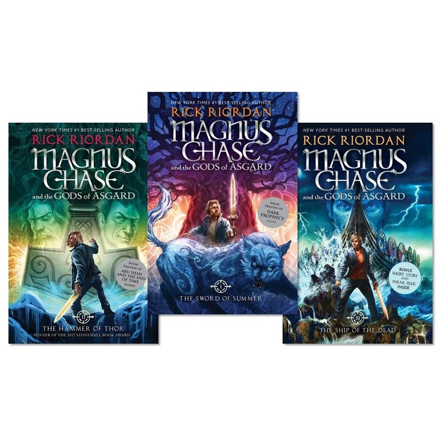 Magnus Chase and the Gods of Asgard (Total 3 Books) Doomsday/Rick ...