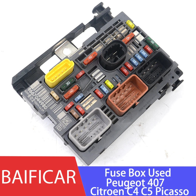 Genuine Used Fuse Box Unit Assembly Under Bonnet Controller 9667044980 ...