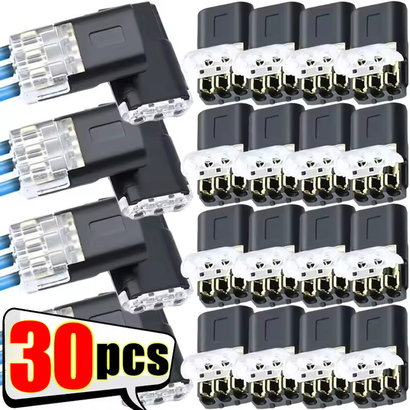 10/20/30pcs Fast Plug Wire Connectors - 2 Pin/3 Pin Way Cable Plug Car ...