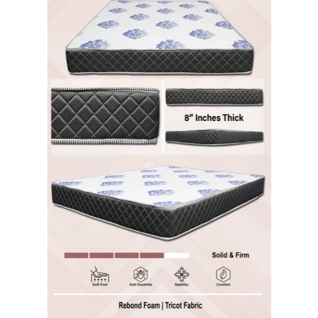 🔥𝙎𝙏𝑶𝑲 𝙏𝑬𝑹𝑺𝑬𝑫𝑰𝑨🔥5 Tahun Jaminan 8 Inci Queen Foam Tilam | Shopee Malaysia