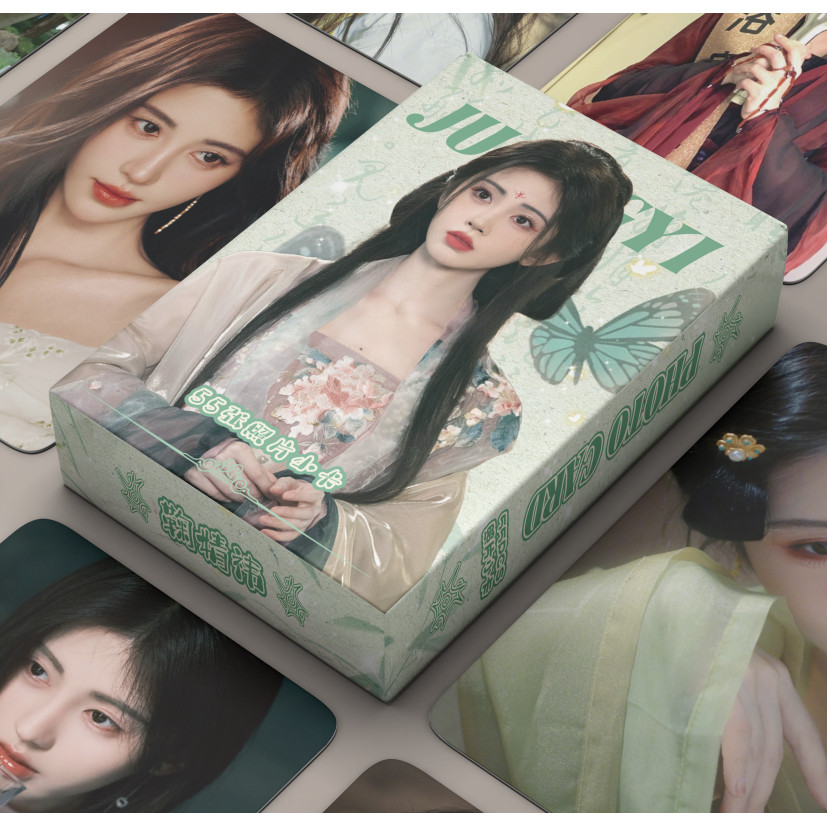 50-55pcs Chinese Drama Actor Cecily Ju Jingyi Hologram Lomo cards In ...