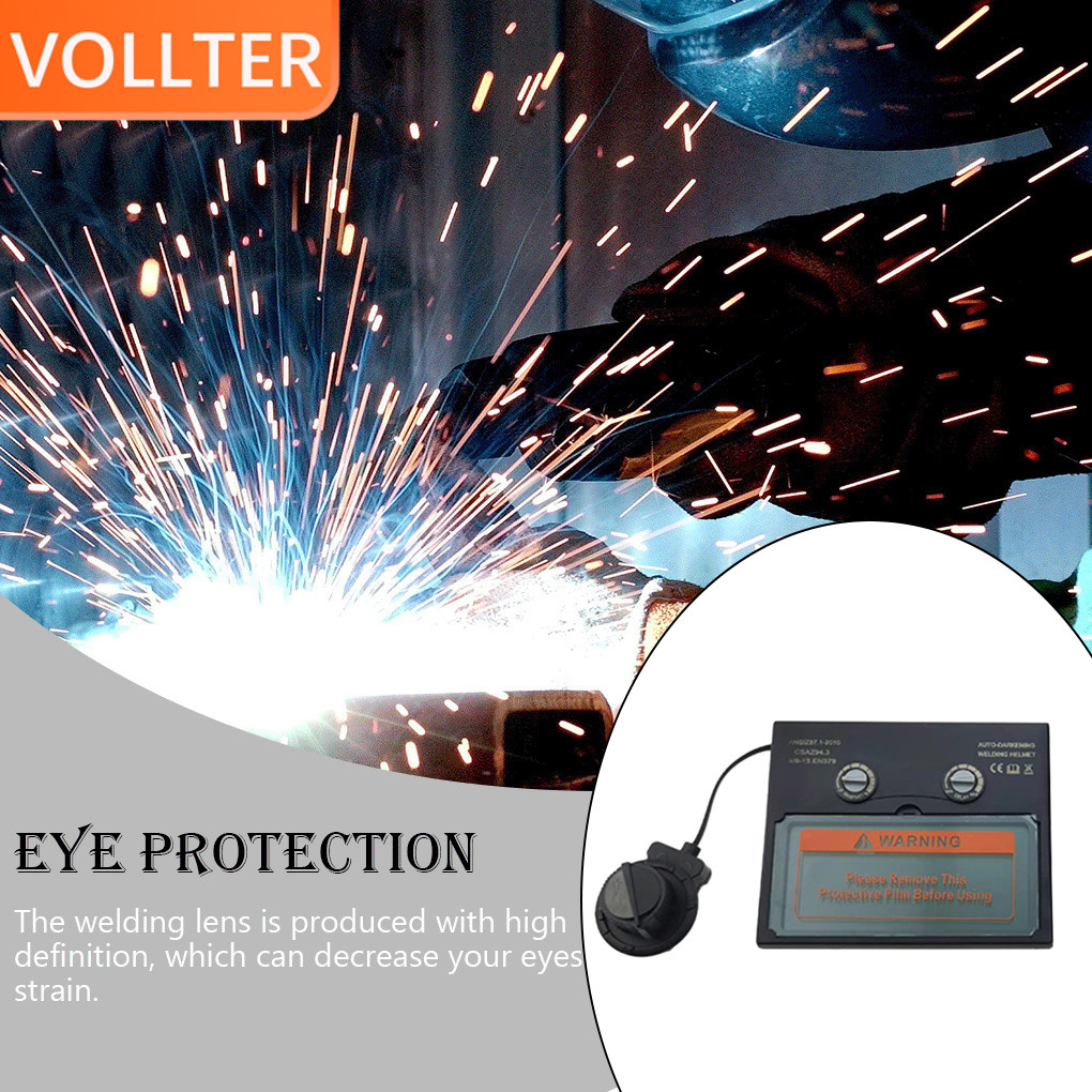 Auto Darkening Welding Lens Large Viewing Powered Arch Radiation 2 ...