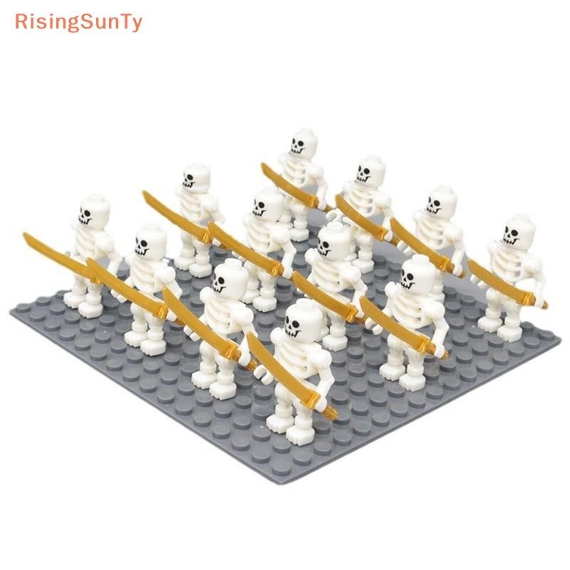 [RisingSunTy] 12pcs/set Skeleton Soldiers Building Blocks Halloween ...