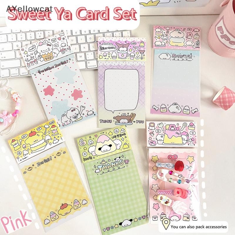 AY 10pcs/lot Cute Sanrio Folding Paper Cards For Handmade Stationery ...