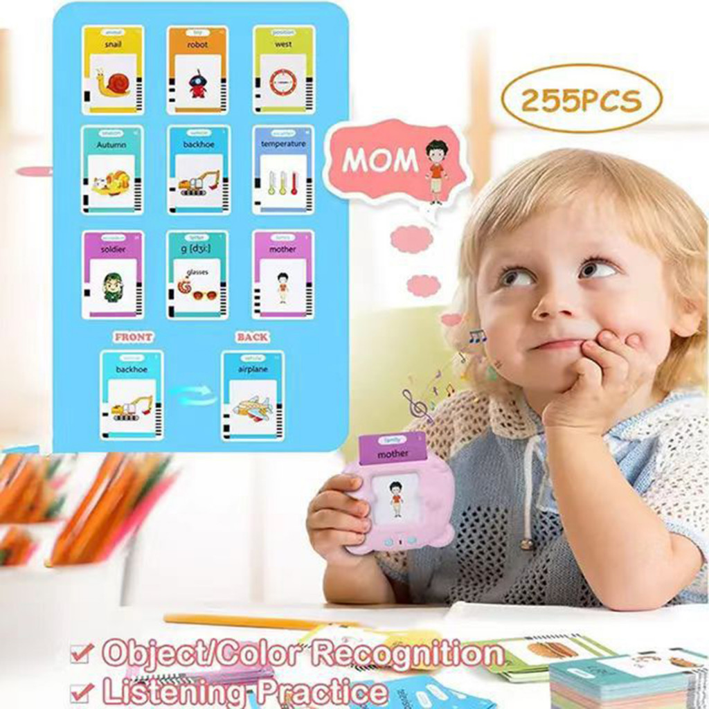 SIM| Talking Flashcard Toy Flashcards Toy Talking Flash Cards for Kids ...
