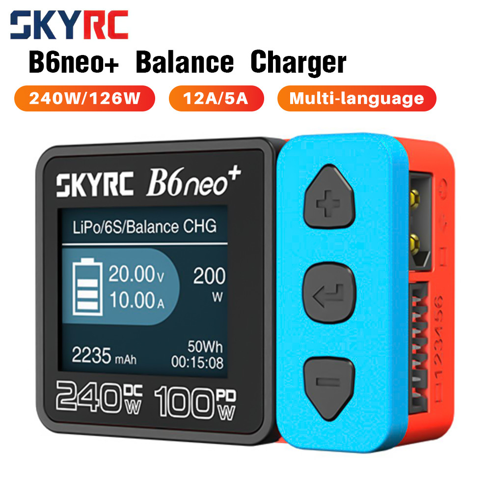 SKYRC B6neo+ Smart Charger High Power DC240W PD126W Multilanguage ...