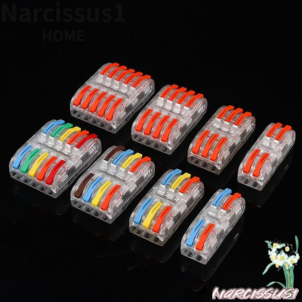 NARCISSUS Quick Terminal Block, Universal Mini Wire Connector, Quick ...