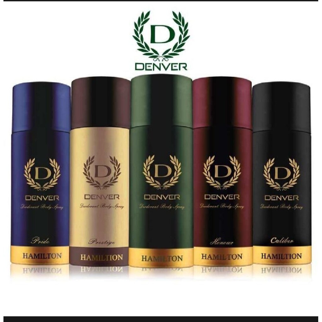 DENVER DEO BODY SPRAY FOR MEN 165 ML HAMILTON/IMPERIAL/CALIBER/HONOR ...