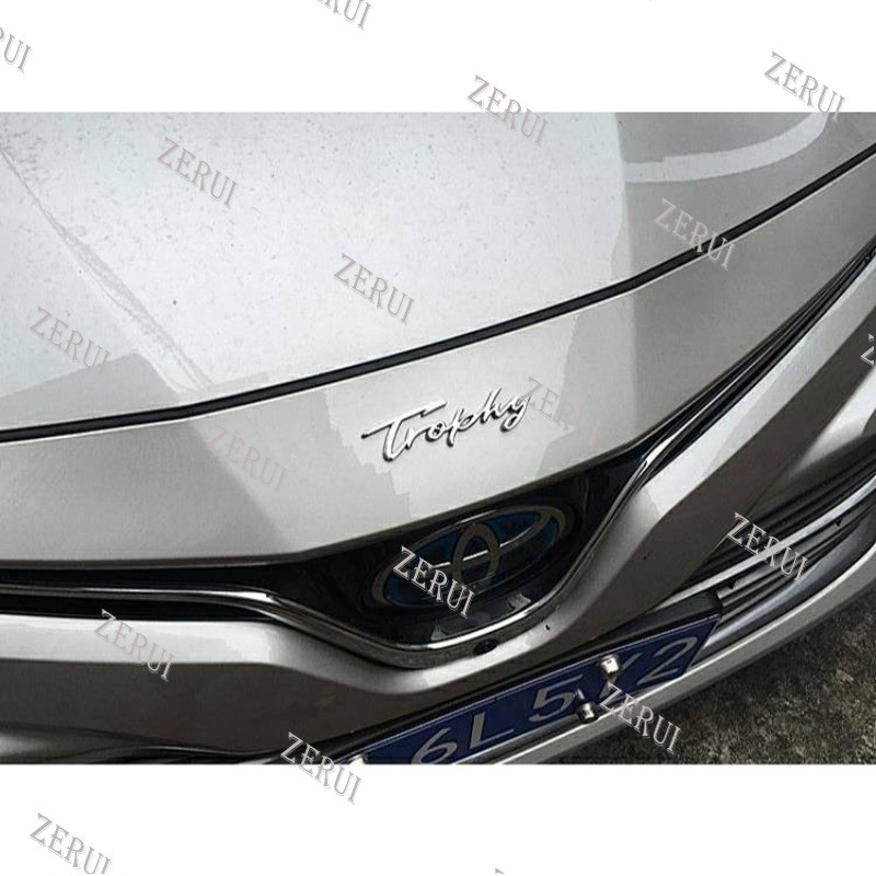 ZR For Car 3D Trophy English Metal Bumper Stickers Commemorative ...