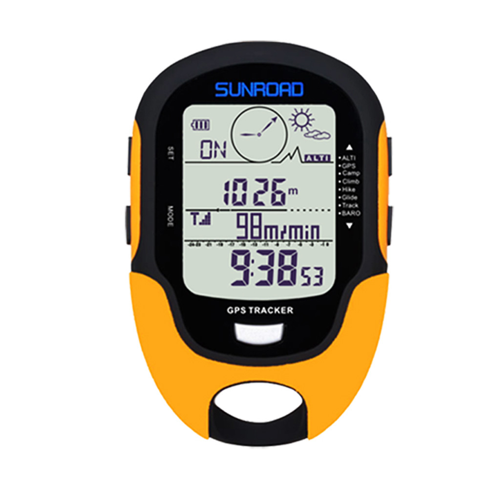 MAL- SUNROAD Multifunctional Handheld USB Compass Altimeter Barometer Digital Watch | Shopee ...