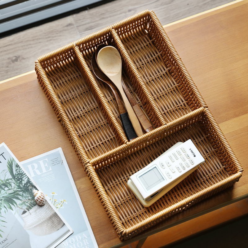 Idle Storage Japanese Style Desktop Compartment Storage Box Imitation ...