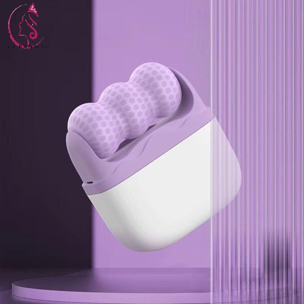 OCEANMAP Ice Facial Roller, Portable 2 In 1 Face Massage Roller, Multi ...
