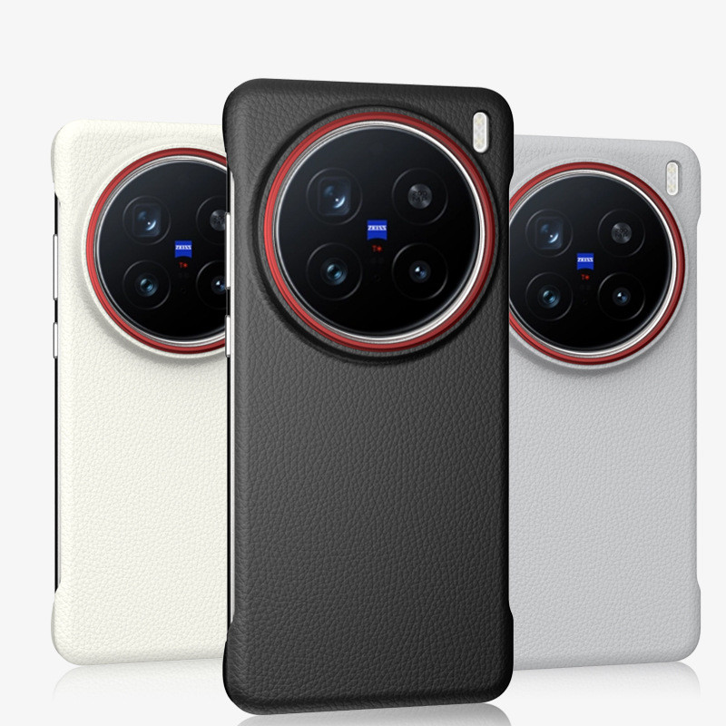 Large Hole Lens Frameless Leather Mobile Phone Case for Vivo X200 Pro ...
