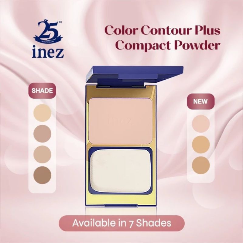 ️Domestika ️ Inez Color Contour Plus Compact Powder (New Case) FULLSIZE ...