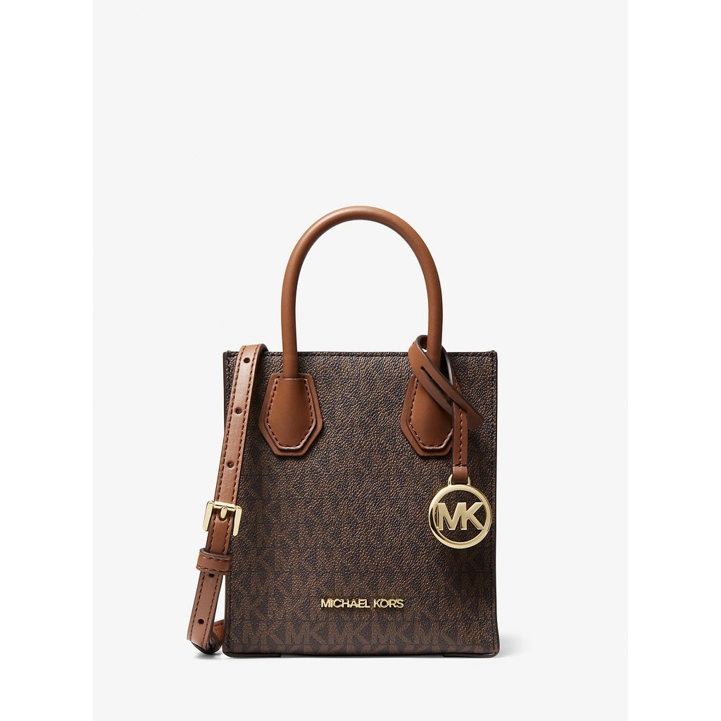 MK Mercer XS NS Shopper Crossbody in Signature Brown (35S1GM9C0I ...