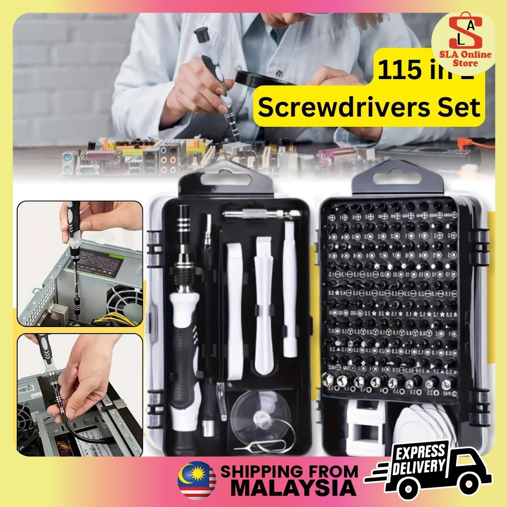 115 In 1 Screwdriver Set Mini Screwdriver Precision Screwdriver Kit PC ...
