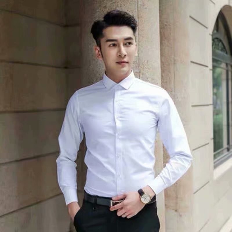 spring-long-sleeved-white-shirt-men-s-slim-fit-shirt-professional-inch