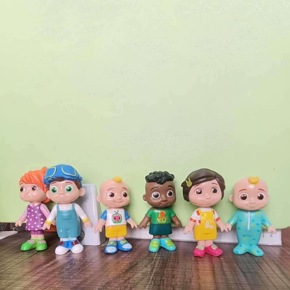 Black skinned watermelon school bus baby Cocomelon figurine | Shopee ...