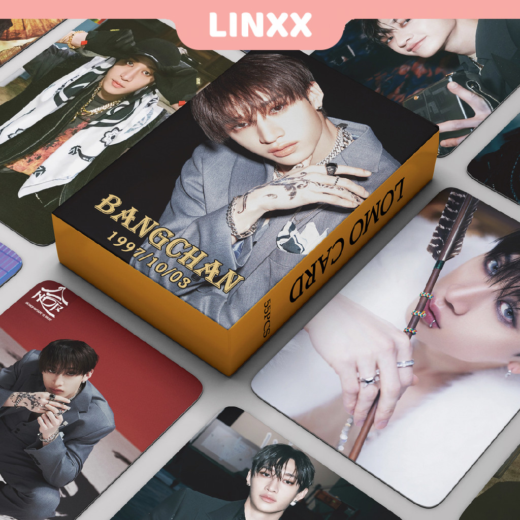 LINXX 55 Pcs StrayKids Bang Chan HOP Album Lomo Card Kpop Photocards Postcards Series | Shopee ...