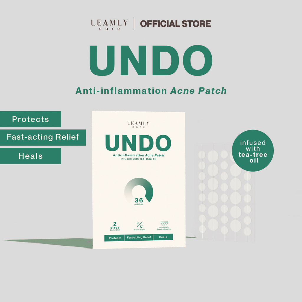 Leamly Care Undo Anti-inflammation Acne Patch Inflused with Tea-Tree ...