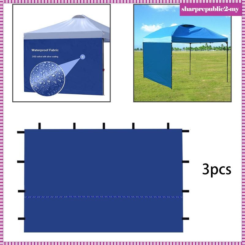 [SharprepublicefMY] 3x Instant Canopy Tent Sidewalls Popup Canopy Side ...