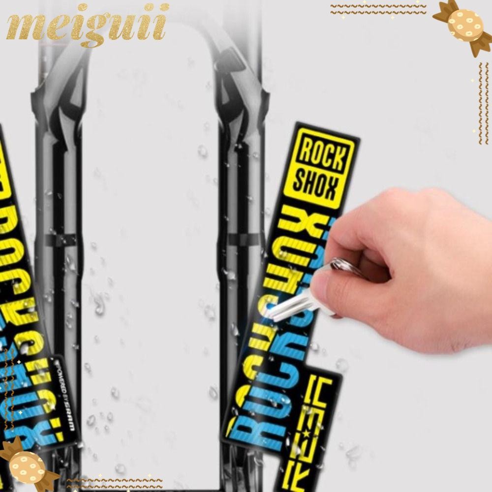 MEIGUII Bike Frame Protector, 8 Colors Waterproof Front Fork Sticker ...