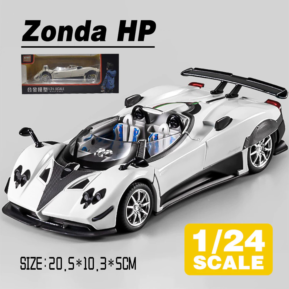 NEW 1:24 Pagani Zonda HP Barchetta Diecast Model Car Alloy Cars Toys ...