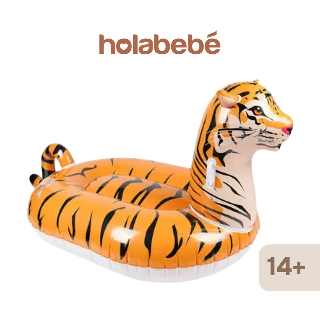AirMyFun Massive Inflatable Tiger Pool Float (200 x 100 x 100cm ...