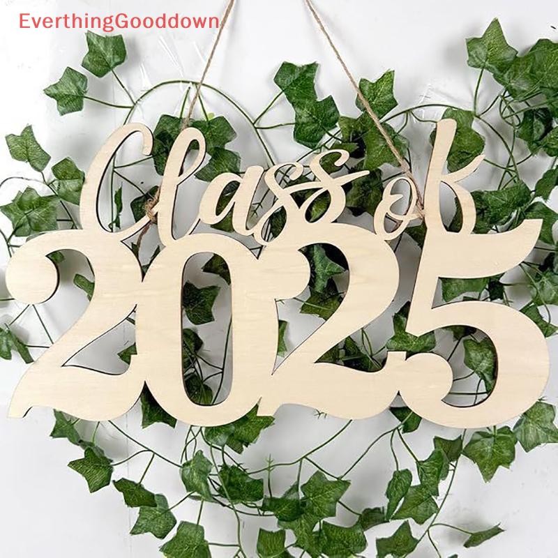 Ed Class Of 2025 Wooden Sign Graduation Party Decorations 2025 White ...