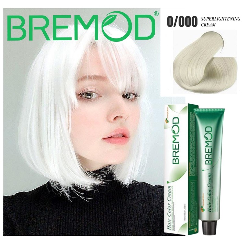 BREMOD 0/000 Super Lightening Cream 100ml Lifts up to Level 8 White ...