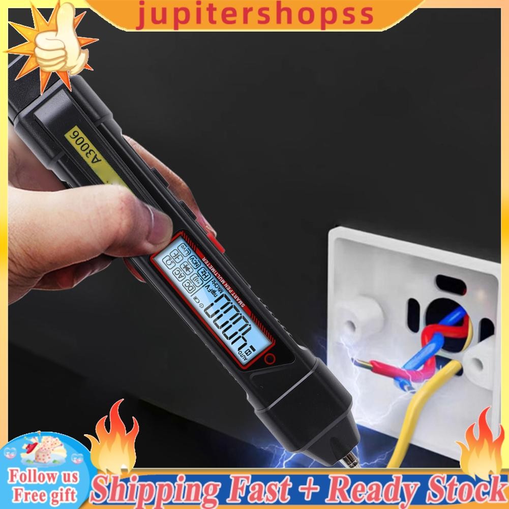 Jupitershopss DC AC Voltage Meter ON OFF Buzzer Capacitance Diode Pen ...