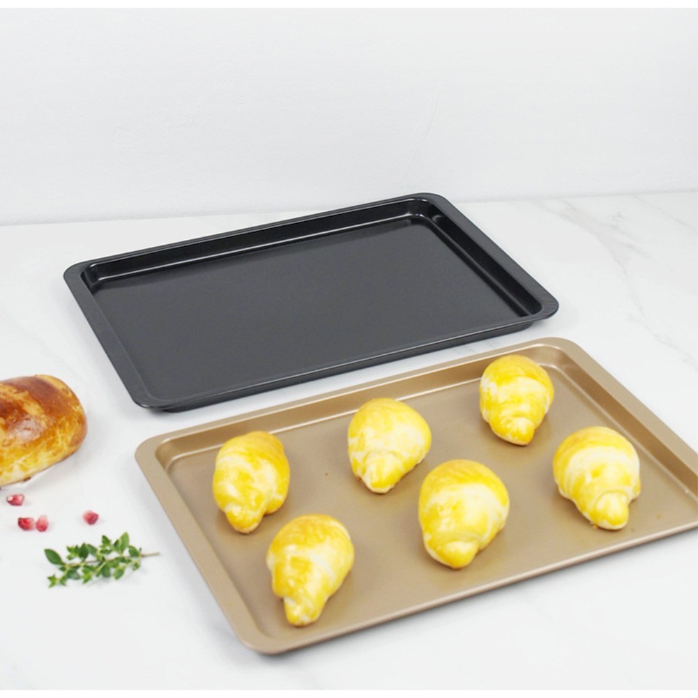 ⭐ Hot selling ⭐ 14 inch Non-Stick Baking Tray Carbon Steel Bread Cake ...