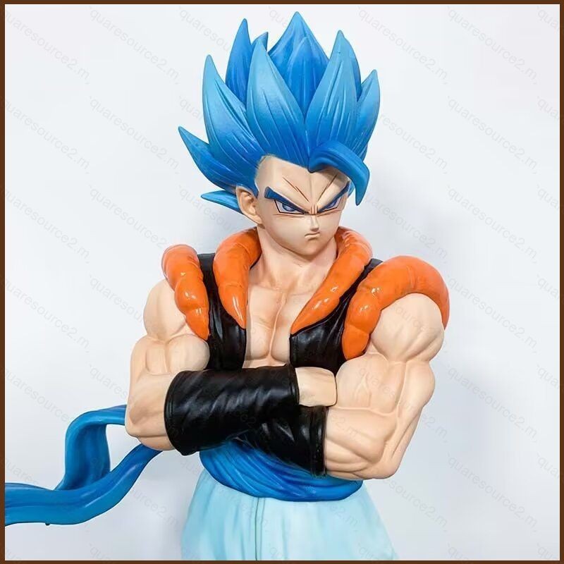 SQ2 Dragon Ball Action Figure Saiyan Gogeta Standing Hug chest ...